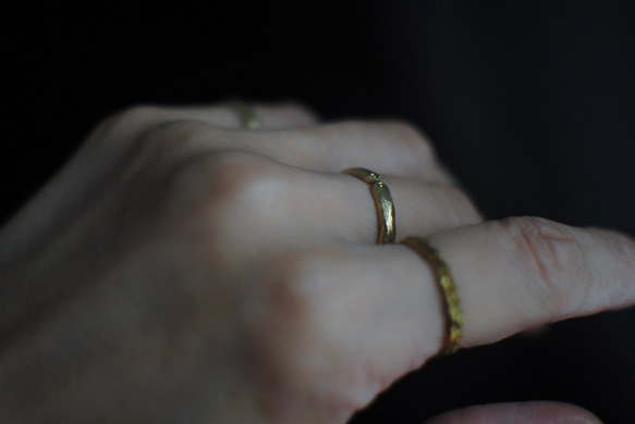 Wrap - brass ring 指輪・リング trettioett 通販 18433675｜Creema(クリーマ)