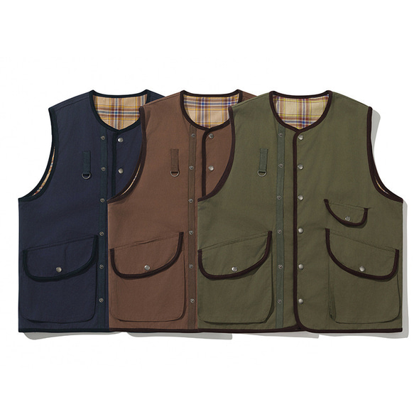 秋冬新作 メンズ カジュアルベスト 無地 男 おしゃれ アウトドア 屋外 トップス リバース可能ベスト ベスト（メンズ） Abes 通販 ...
