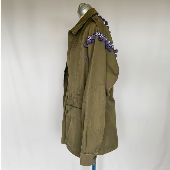 upcycle military jacket ジャケット uniquees 通販 18445679｜Creema(クリーマ)