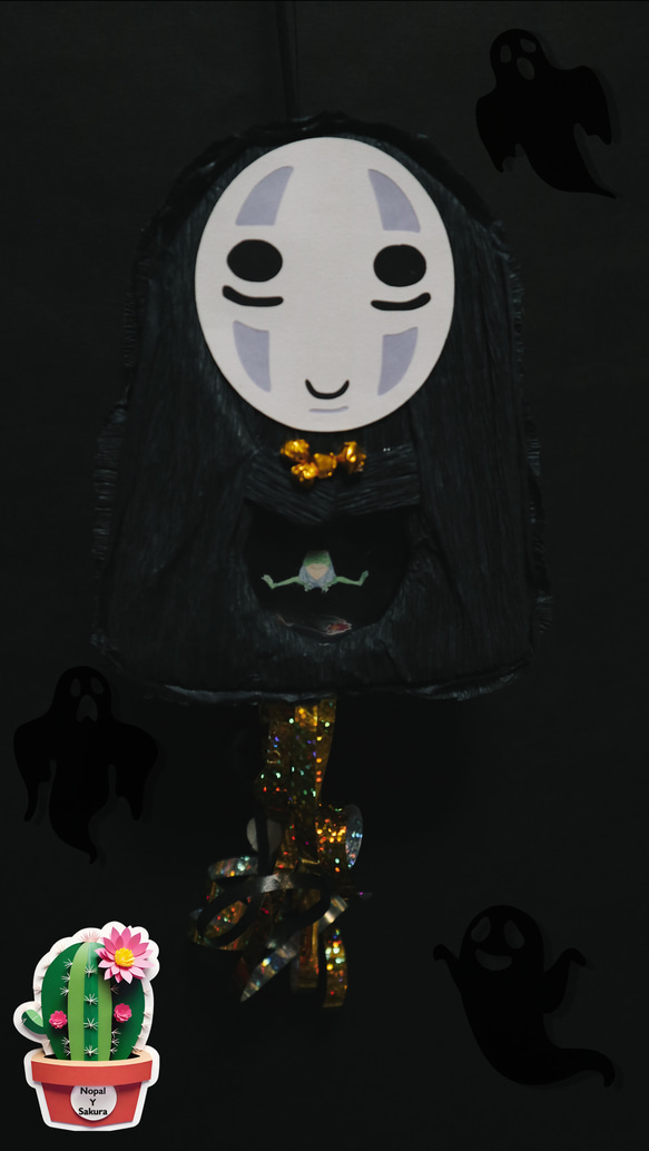 ミニ 顔無し ピニャタ Mini Cute Ghost Piñata その他雑貨 Nopal Y Sakura 通販｜Creema(クリーマ ...