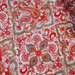 【NEW】インド刺繍生地＊ 112cm巾 長さ50cm ファブリック 生地 AMBER 通販 18455146｜Creema(クリーマ)