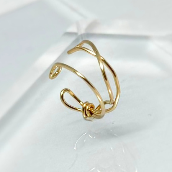 イヤーカフ 痛くない 取れにくい 2連 華奢 おしゃれ 2way 卒入学 フォーマル イヤーカフ ifinity-Select 通販 18505987｜Creema(クリーマ)