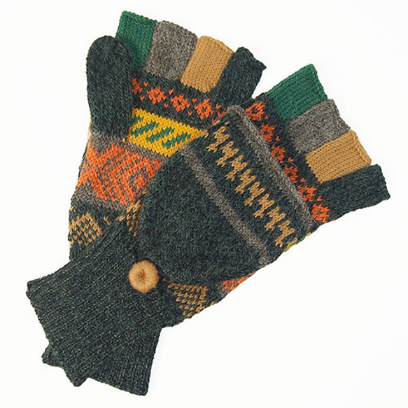 アルパカ ミトン手袋GU_AU977 手袋・ミトン ナスカデザイン 通販｜Creema(クリーマ) 18521603