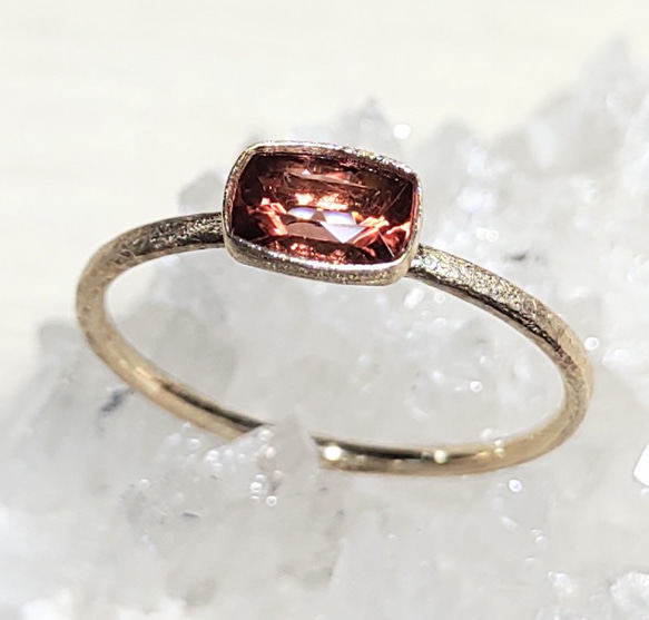 レッドアンデシン＊K10 ring 指輪・リング Roro 通販 18526801｜Creema(クリーマ)