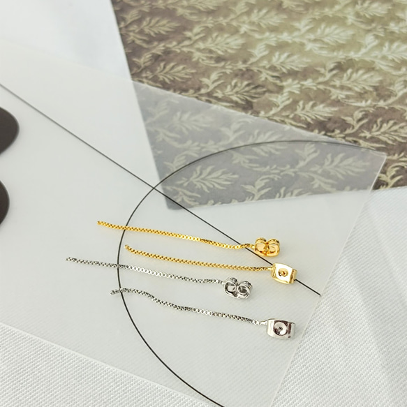 【6個】14kgp ボックスチェーン キャッチ 1連 チェーンキャッチ シングル アクセサリーパーツ MP130 金具・チェーン Little Beans 通販 18529602｜Creema ...