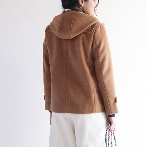 新色☆冬【キャメル】ウール素材ショート丈ダッフルコート 新色☆冬【キャメル】ウール素材ショート丈ダッフルコート