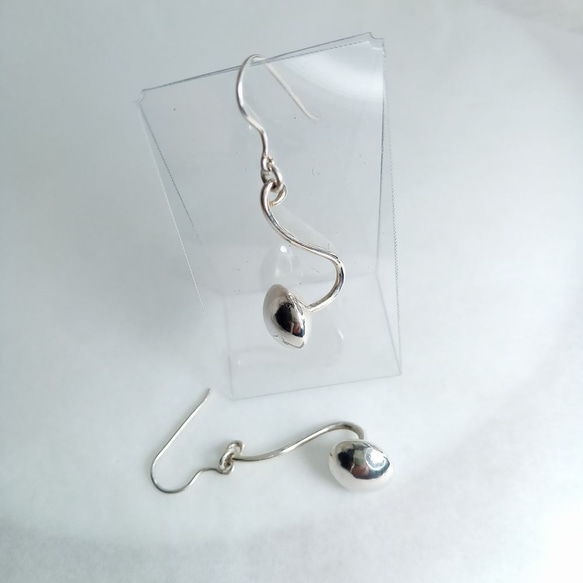 silverピアス「p01」 ピアス（フック・チェーン） 銀のart＆おしゃれな服 通販 18540430｜Creema(クリーマ ...