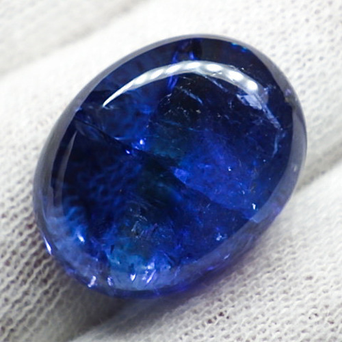 ☆大きめ天然タンザナイト☆17.8ct/18.1mm☆天然石黝簾石 ☆大きめ天然タンザナイト☆17.8ct/18.1mm☆天然石黝簾石