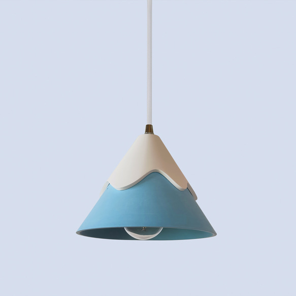 白と明るい青のアルプスのグローランプ Rei Lamp シーリングライト・ペンダントライト 24dstudio 通販 18568753 ...