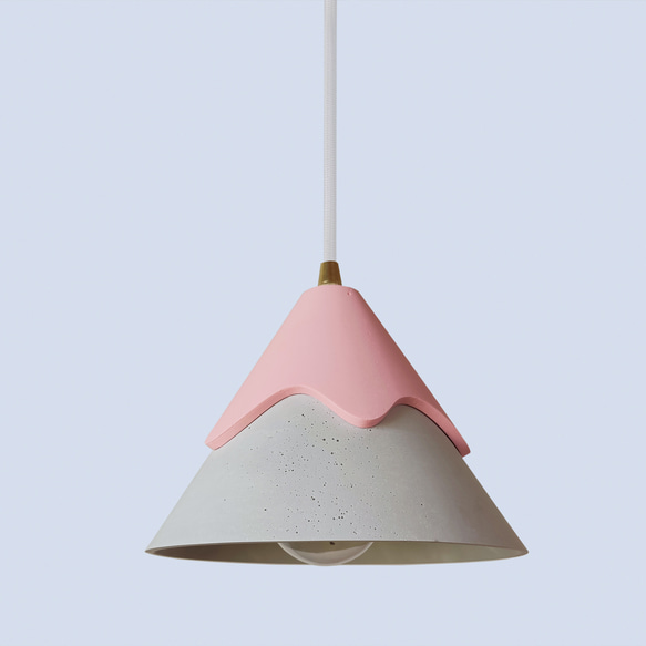 ピンクとグレーのマルチカラーピークランプ Rei Lamp シーリングライト・ペンダントライト 24dstudio 通販 18568810 ...