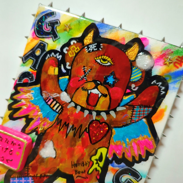 2024年 】Killer Bear【F0号】 イラスト Chika Shinoda's art 通販｜Creema(クリーマ) 18577989