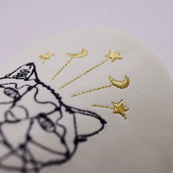 ＋HAyU fabric -Babouche cat star- バブーシュ（ルームシューズ） スリッパ・ルームシューズ cocca 通販 ...