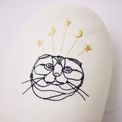 ＋HAyU fabric -Babouche cat star- バブーシュ（ルームシューズ） スリッパ・ルームシューズ cocca 通販 ...