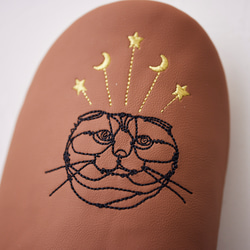 ＋HAyU fabric -Babouche cat star- バブーシュ（ルームシューズ） スリッパ・ルームシューズ cocca 通販 ...