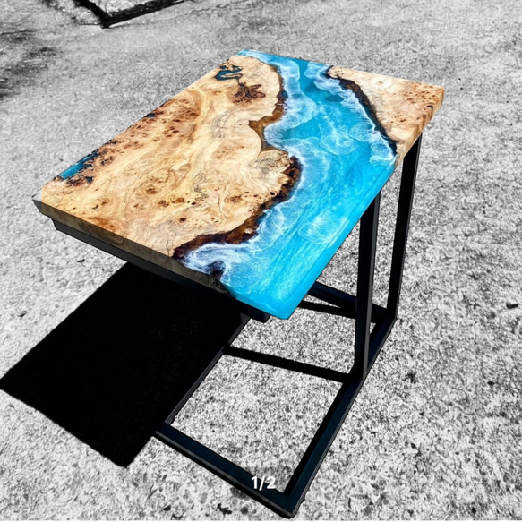 ocean side table サイドテーブル oceanliberty 通販 18580175｜Creema(クリーマ)