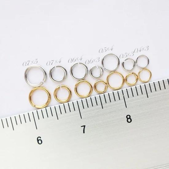 316L サージカルステンレス OPEN丸かん Ion Plating 真空18Kコーティング ゴールド 20個 金具・チェーン Trois anges 通販 18580446｜Creema ...