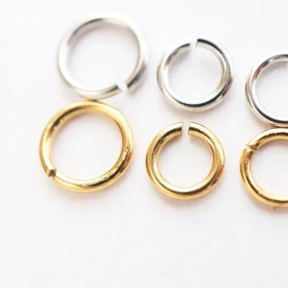 316L サージカルステンレス OPEN丸かん Ion Plating 真空18Kコーティング ゴールド 20個 金具・チェーン Trois anges 通販 18580446｜Creema ...