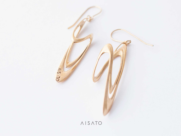 Loop Earring Yellowgold ループピアス イエローゴールド ピアス（その他） aisato 通販 18590120 ...