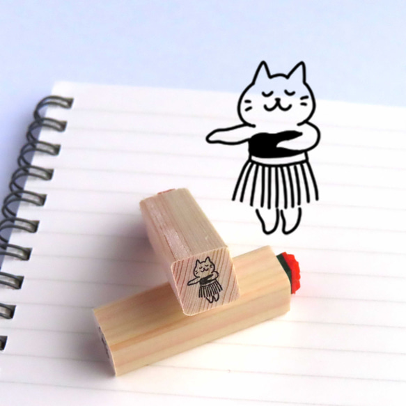 M128 フラダンス はんこ・スタンプ ゆとな堂★ 通販 18646818｜Creema(クリーマ)