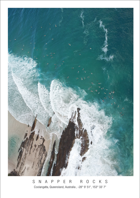 Snapper Rocks bird's-eye 写真・グラフィック NKGWsgk 通販｜Creema(クリーマ) 18658991