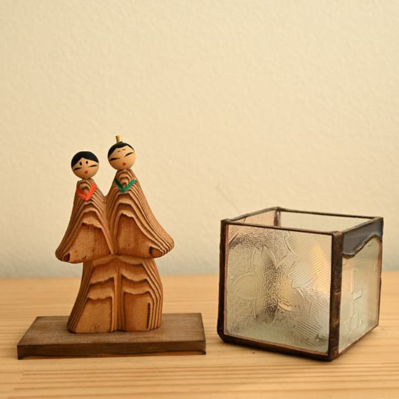 【昭和ガラス】古都の桜 キャンドルホルダー ステンドグラス/ Cherry blossoms Candle holder キャンドル・キャンドルホルダー 永遠と一日 通販 18679165 ...