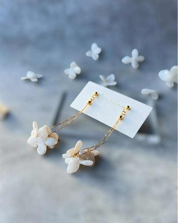 【新春福袋2025】happy bag 雪の華入り福袋 アクセサリー 紫陽花 パール調 ピアス（スタッド・一粒） fureiro 通販 ...