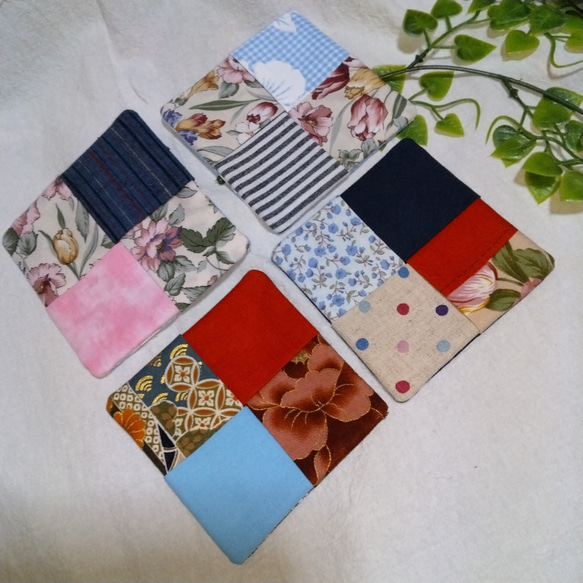 ハンドメイド＊布小物＊コースター ＊4枚セット その他キッチン小物 そら♪のハンドメイド 通販 18753751｜Creema(クリーマ)