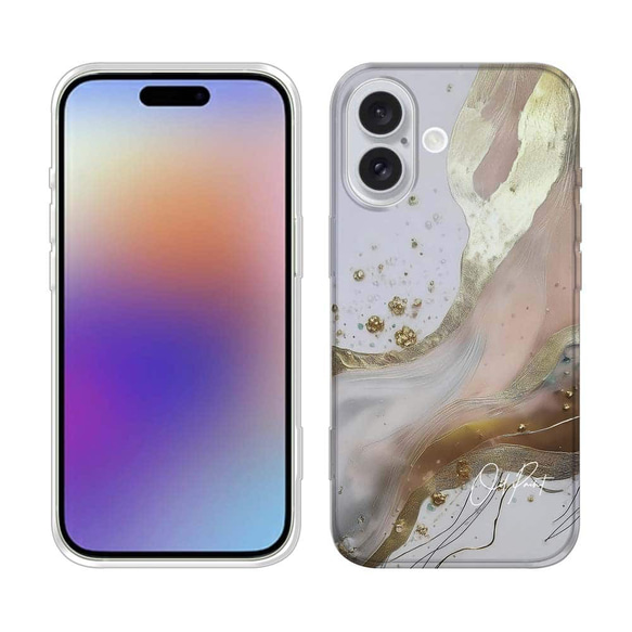 iPhone16e/Pixel9a ゴールド 全機種対応☆TPUケース アブストラクトアートNo1 iPhoneケース・カバー アングラーズケース 通販 18779948｜Creema(クリーマ)