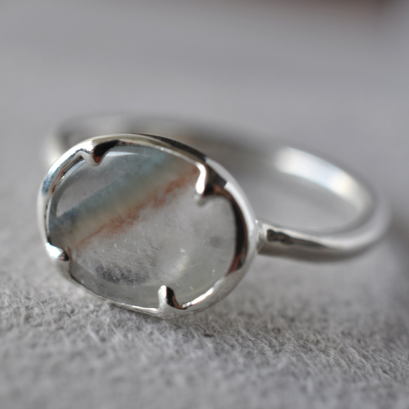 Gilalite in Quartz Ring ストライプギラライトインクォーツ シルバーリング 指輪・リング ETORA JEWELRY ...
