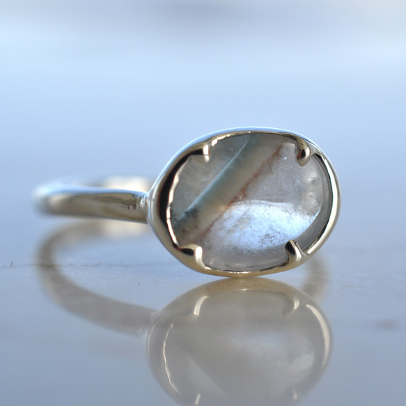 Gilalite in Quartz Ring ストライプギラライトインクォーツ シルバーリング 指輪・リング ETORA JEWELRY ...