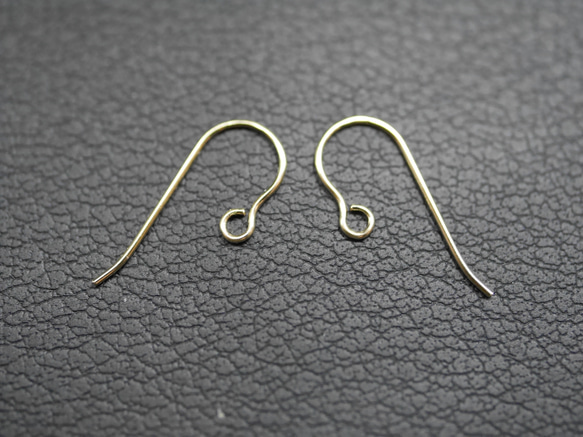 【14kgf】ピアスフック 2個（1ペア）15×7mm 804 金具・チェーン KAZEYA－かぜやー 通販 18810611｜Creema(クリーマ)