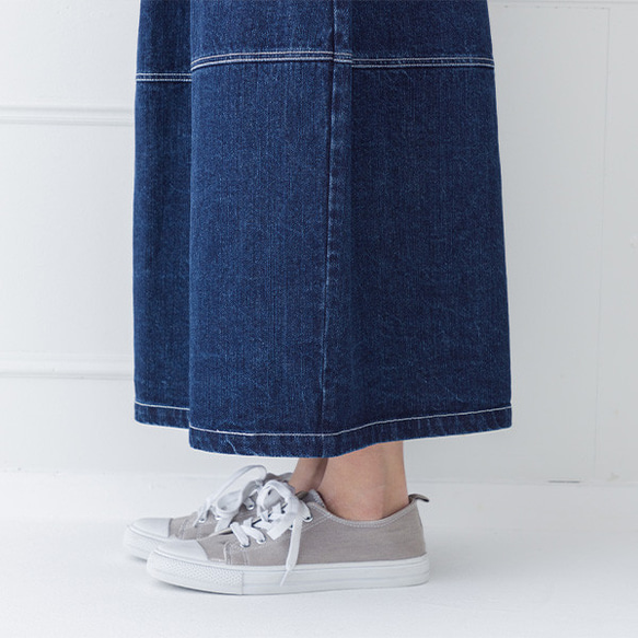 デニム バルーン スカート フレアスカート kermu 通販 18819987｜Creema(クリーマ)