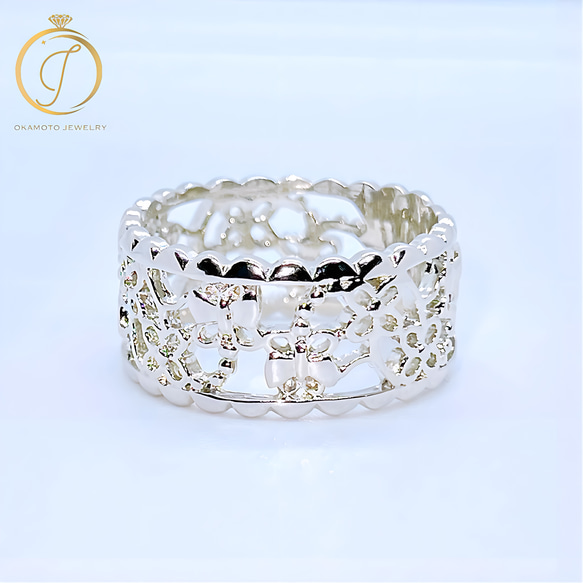 Flower garden ring. 指輪・リング OKAMOTO JEWELRY 通販｜Creema(クリーマ) 18822270