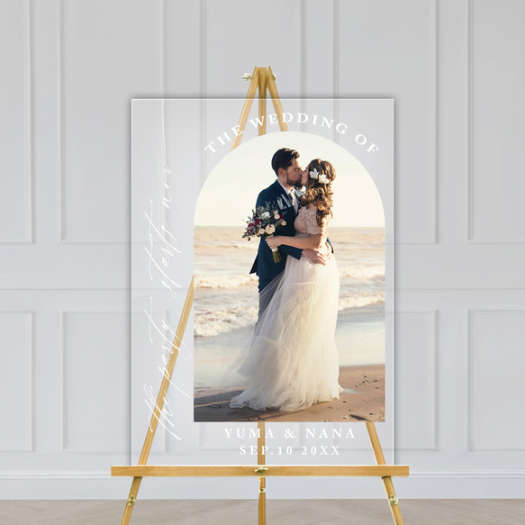 ウェルカムボード アクリル 写真 結婚式 ブライダル ウェディング wedding WE-016 ウェルカムボード MY-monostore ...