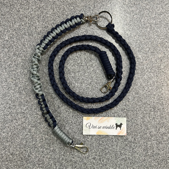 3wayストラップ ショルダー・ネック・ハンド変形ストラップ シルバーネイビー ネックストラップ vivi_se_winkle 通販 ...