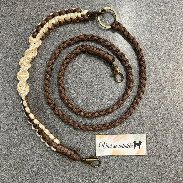 3wayストラップ ショルダー・ネック・ハンド変形ストラップ ホワイトモカ ネックストラップ vivi_se_winkle 通販｜Creema ...