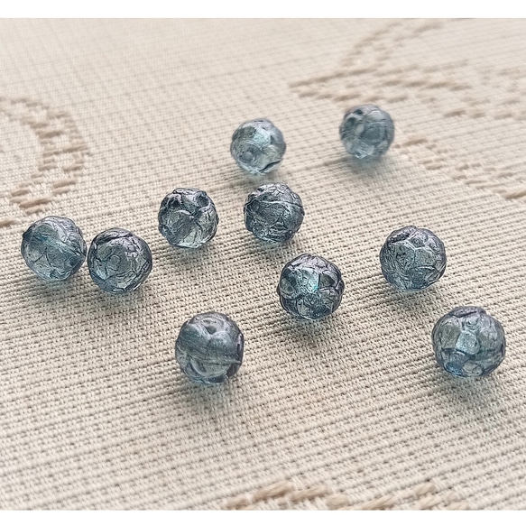 つぼみほころぶ〜モンタナラスター〜 チェコビーズ 5mm 10個 ビーズ alachan 通販 18936969｜Creema(クリーマ)