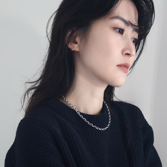 つけっぱなしOK サージカルステンレスのチェーンネックレス シルバー メンズ Y字 夏 ロングネックレス ゴールド ネックレス・ペンダント ...