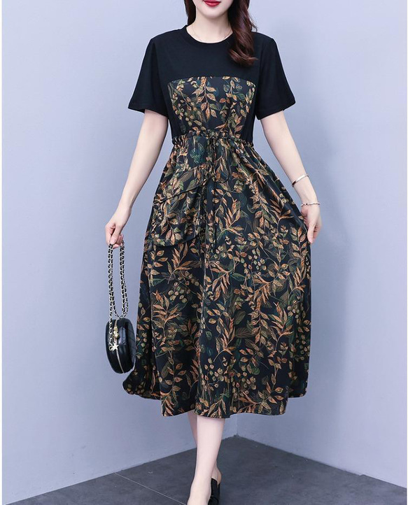 レディース 大きいサイズ 春 夏 ワンピース 新品 半袖 秋 ゆったり ワンピース 大きいサイズのピンクキャット 通販｜Creema(クリーマ ...