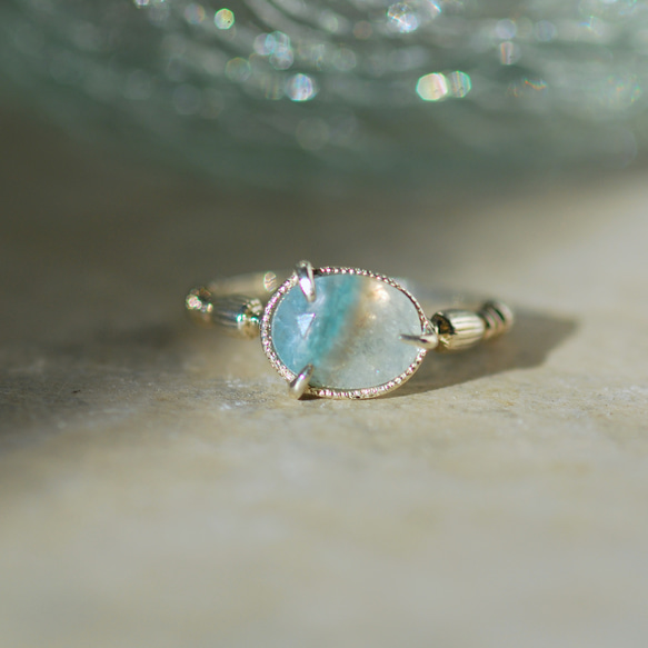 ギラライトインクォーツ リング Gilalite 【1点物】 指輪・リング ダブルムーンジュエリー 通販 18971115｜Creema(クリーマ)