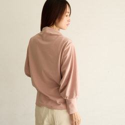 軽い着心地 ゆとりボトルネック バルーン袖 長袖 ペールピンク 0689PK カットソー SWiMMY Clothing 通販 18979522｜Creema(クリーマ)