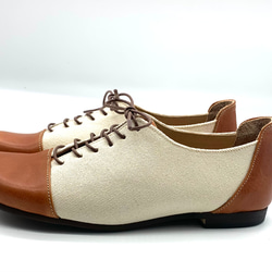 栃木レザーと倉敷帆布使った革靴 GROWNATURALLY キャメル スリッポン ODRF 通販 18991257｜Creema(クリーマ)