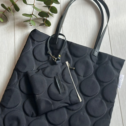 【ラスト1】♡夏の福袋2025落ち着いた大人の上品さ漂うA4対応トートバッグ＆ポーチ★ポコポコ ナイロン入学式 冠婚葬祭 トートバッグ ...