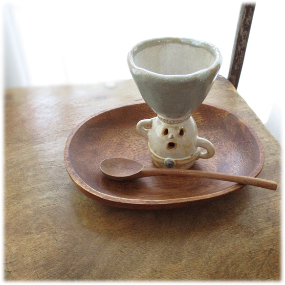 【ハニワちゃんCup】ペールブルー 湯呑み shippona 通販 19023644｜Creema(クリーマ)