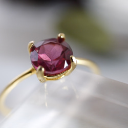 独特のニュアンスカラーが美しいマラヤガーネットのリング 指輪・リング 天然石とアクセサリー Rutile 通販 19083067｜Creema ...
