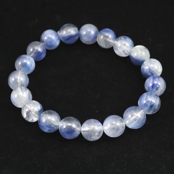 カイヤナイト イン シリカ AAA 10mmブレスレット 30.2g #48693 ブレスレット 榎本通商 通販 19089296｜Creema(クリーマ)