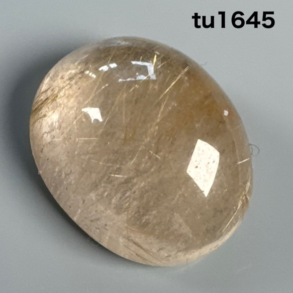 ルチルクォーツ 15.5ミリ ルース Tu1645 天然石 pinky 通販 19090608｜Creema(クリーマ)