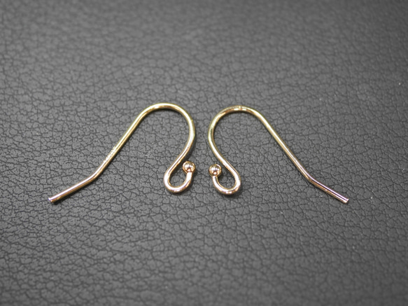 【14kgf】ピアス金具 2個（1ペア）ベーシックフック 273 金具・チェーン KAZEYA－かぜやー 通販 19094274｜Creema(クリーマ)