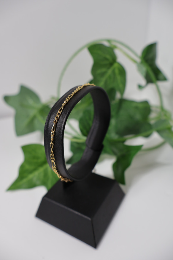 14kgfアジャスター付きフィガロチェーンブレスレット ブレスレット REVE 通販 19108060｜Creema(クリーマ)