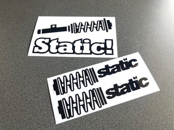 Istatic） usdmjdm ステッカー お得3枚セットアメ車生足車高短《カラー選択可》送料無料 シール・ステッカー MLA ...